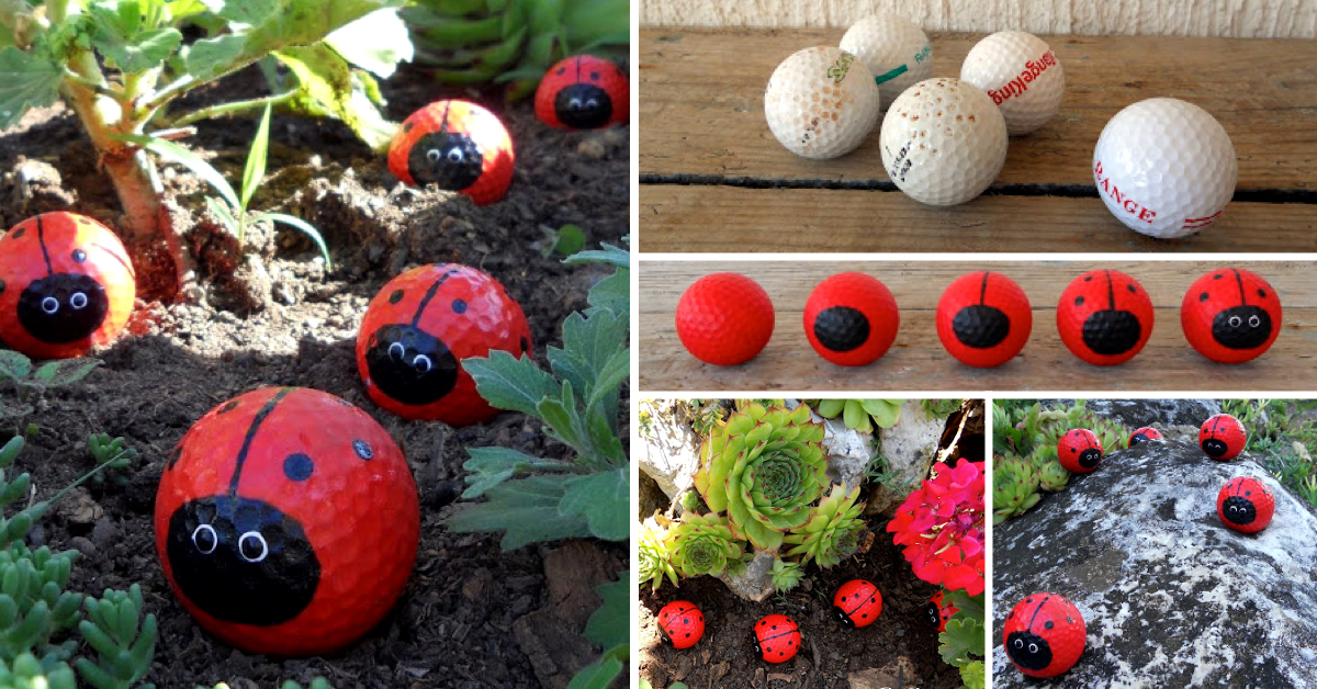 Comment faire une balle de golf coccinelle - C'est fait maison