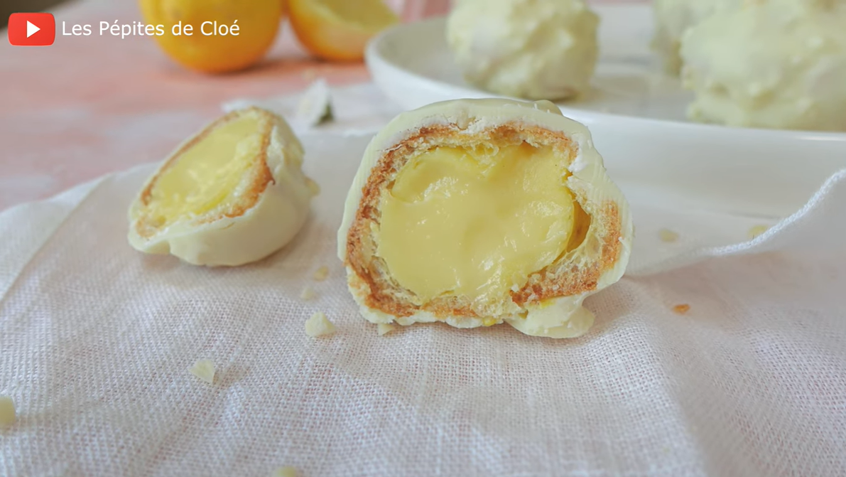 Recette choux citron chocolat blanc - C'est fait maison