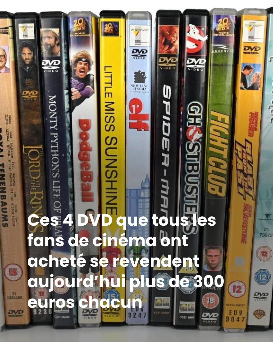 Ces 4 DVD que tous les fans de cinéma ont acheté valent aujourd’hui ...